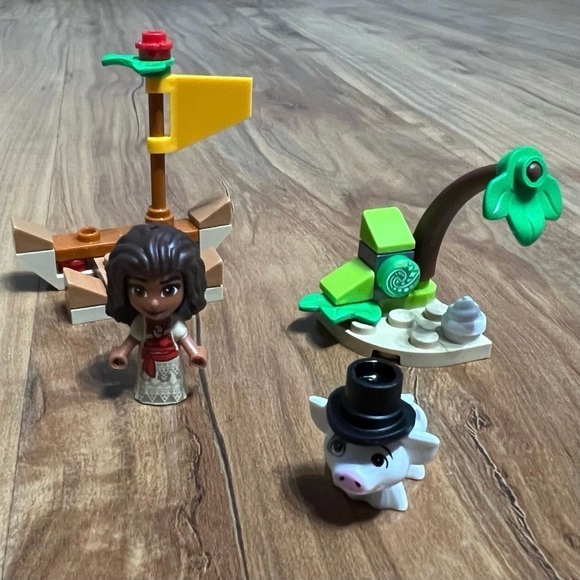 Lego | Toys | Lego Disney Micro Moana Doll Moanas Island Catamaran Pua ...